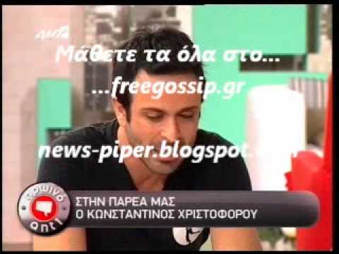 Ο Κ.Χριστοφορου στο Πρωινο ΑΝΤ1 part2 - YouTube