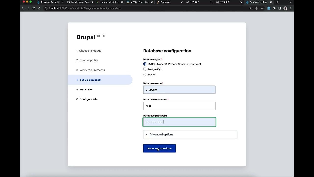 HOW TO INSTALL DRUPAL FROM A TERMINAL IN MAC AND WINDOWS USING PHP AND MYSQL - YouTube