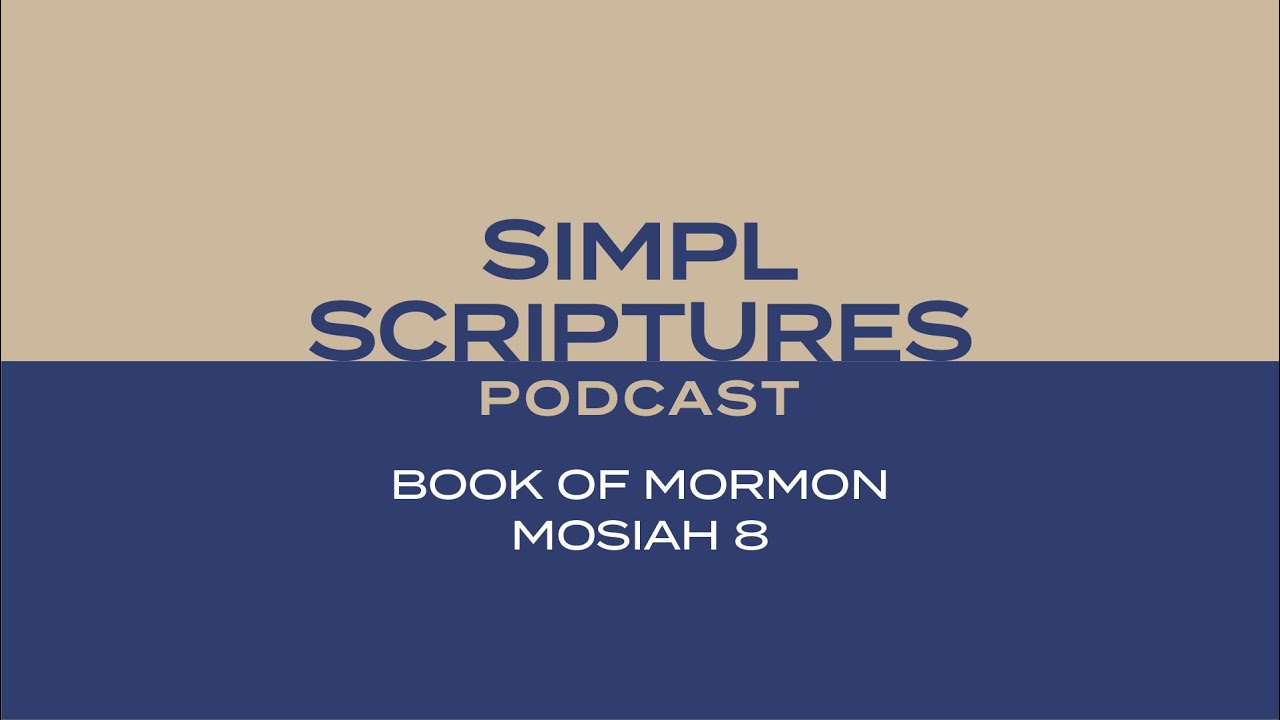 Book of Mormon - Mosiah 8 - YouTube