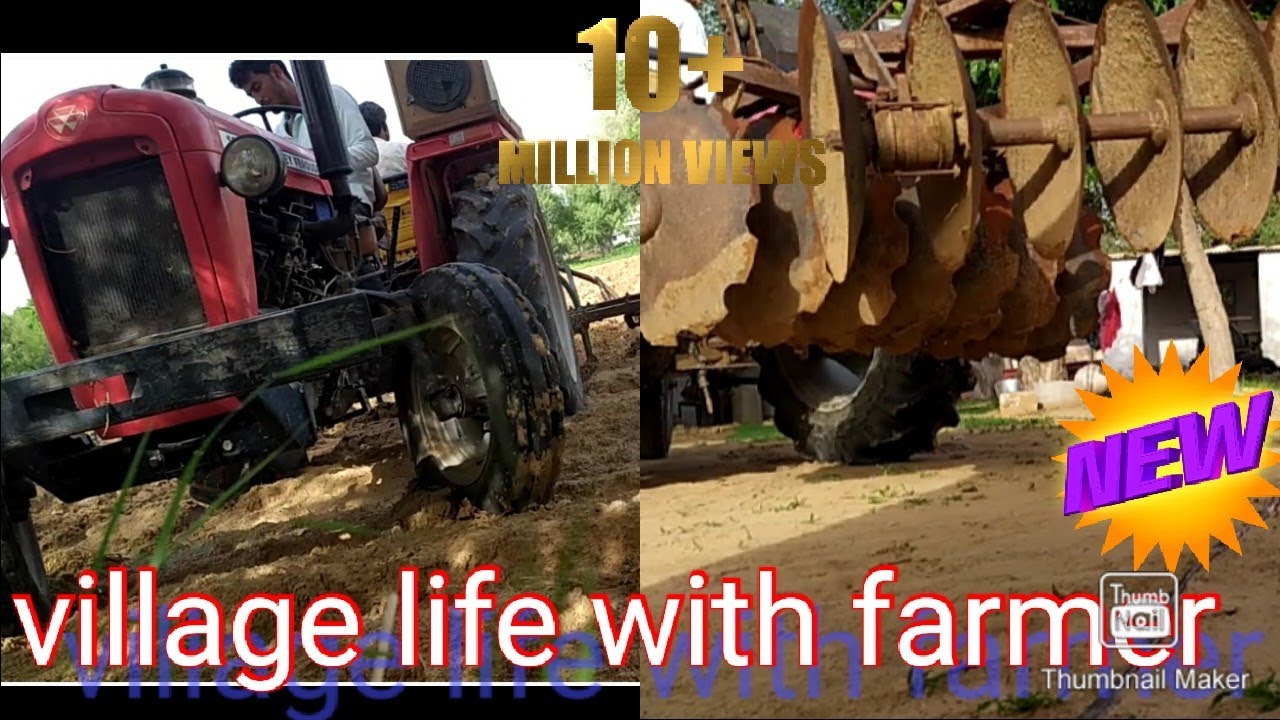 Work from farmhouse village life with farmer ।। daily routine - YouTube