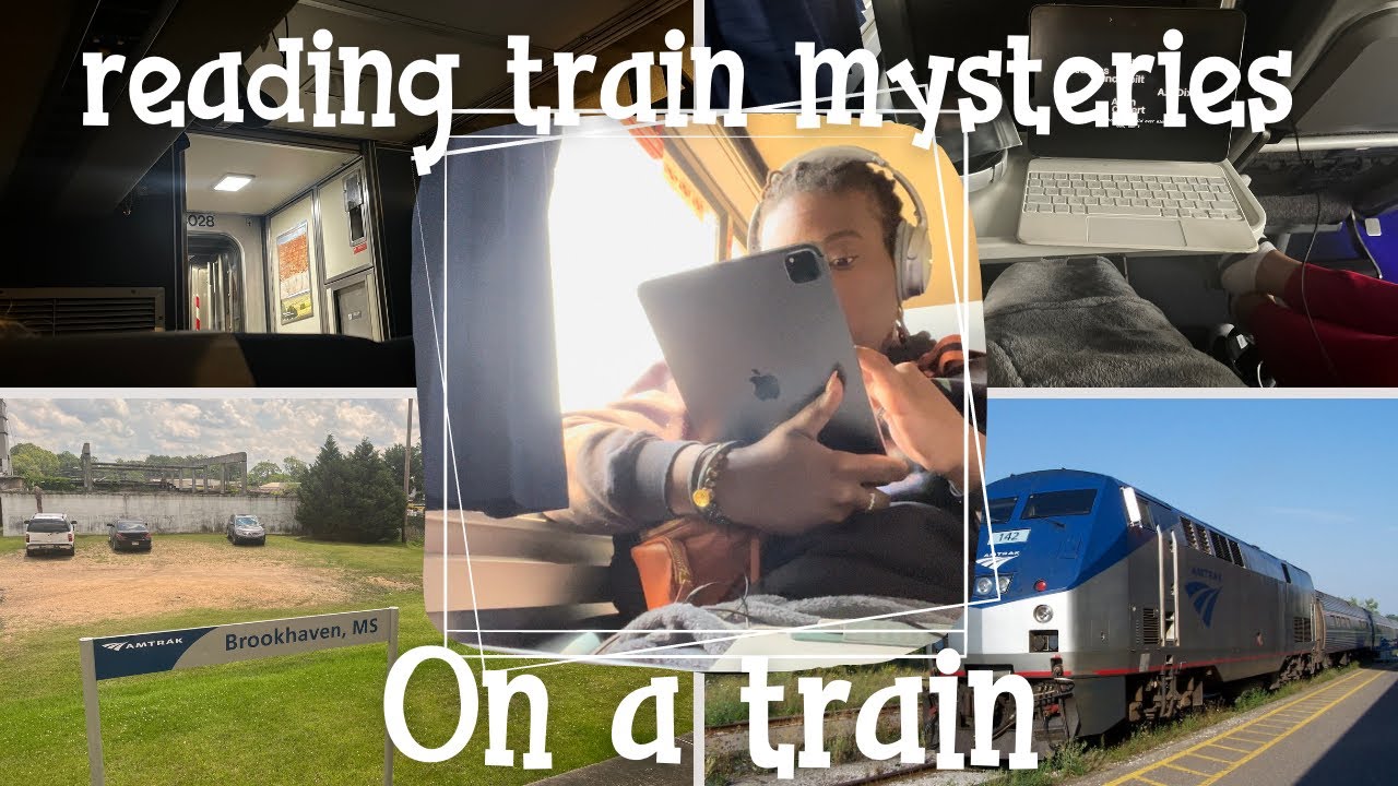 Reading Train Mysteries on the Train | Vlog Fail - YouTube