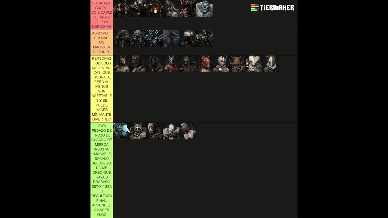 Lies Of Pi Tier List (no es muy difícil de hacer, solo hay 4 bosses ...