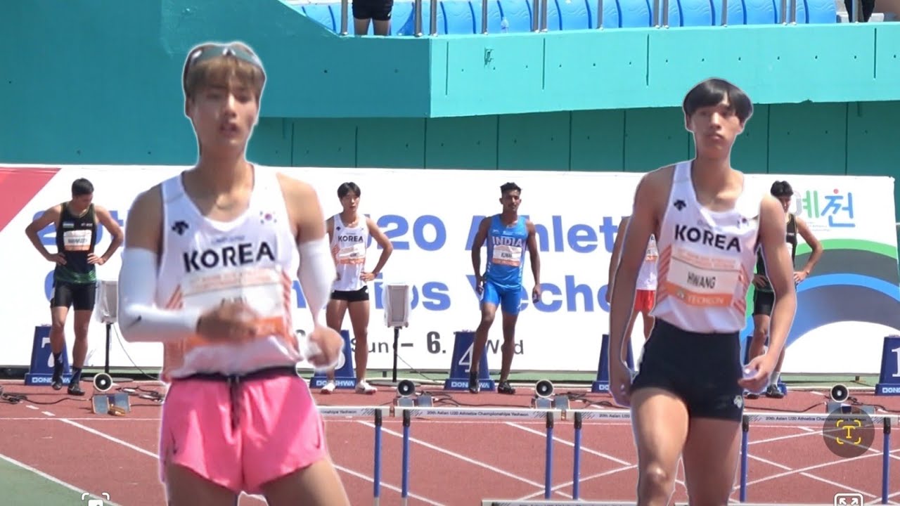 예천 U20아시아 남110m(H) 예선 - YouTube