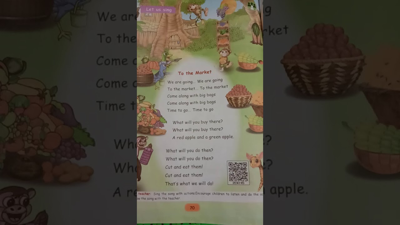 Let us sing -To the market /1st std English poem. - YouTube