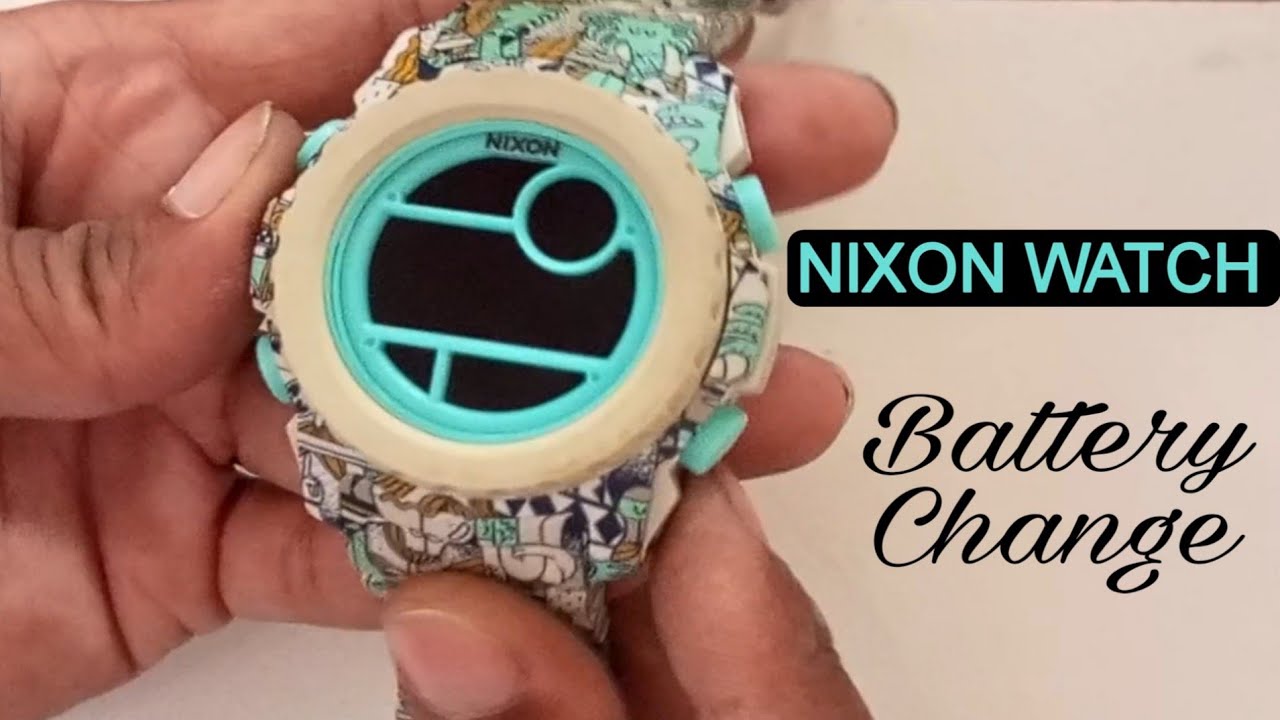 Nixon Watch Battery Replacement | How to Change Nixon Battery | NIXON ...
