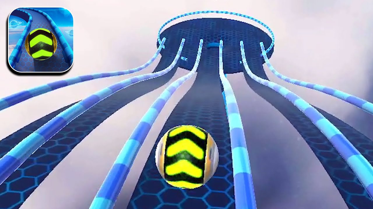 Space Rolling Balls Race Gameplay Speedrun Level 97 - YouTube