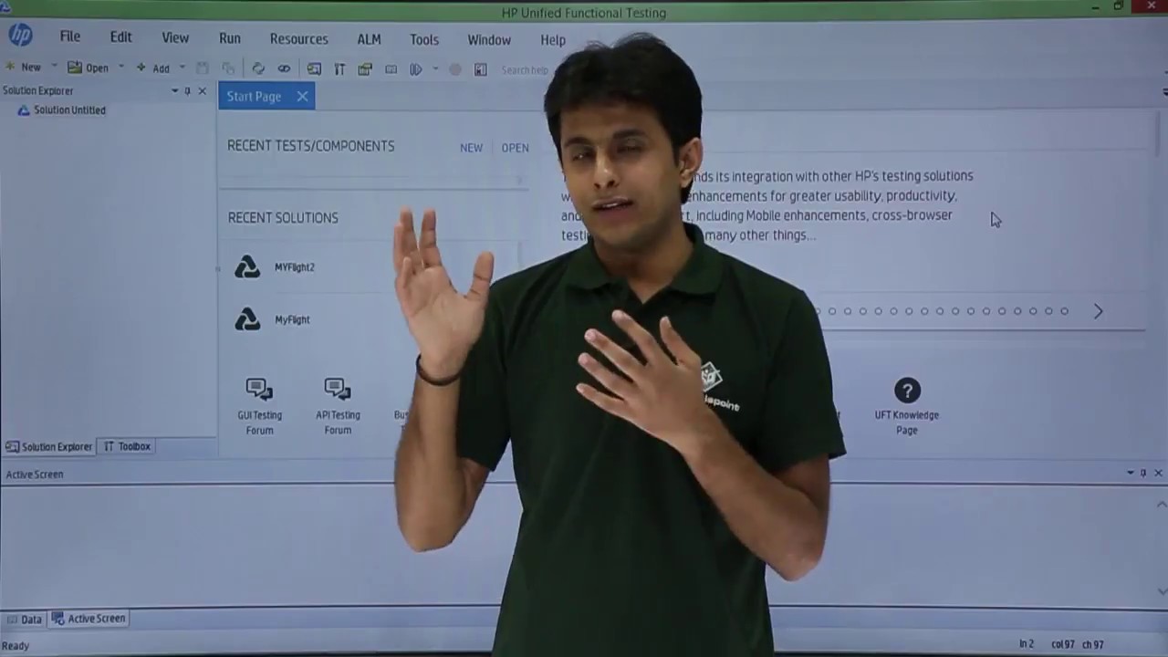 HP UFT/QTP - Standard Checkpoint - YouTube