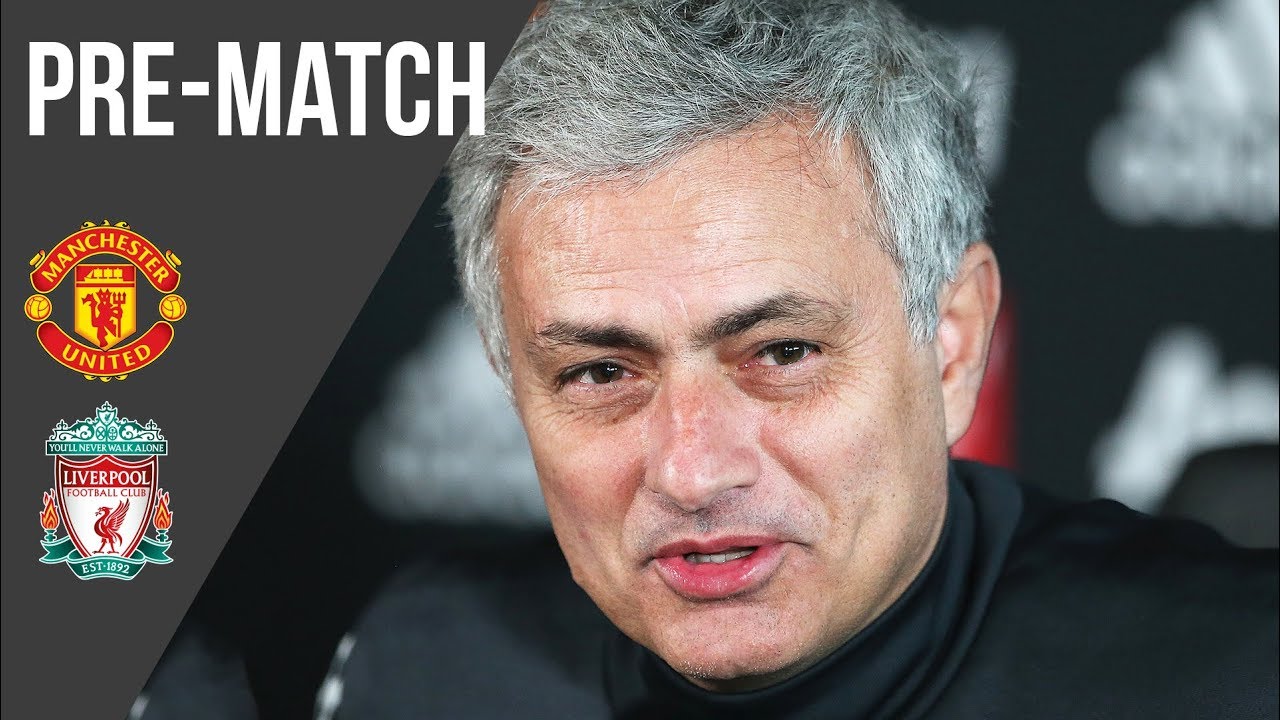 Jose Mourinho | Press Conference | Manchester United v Liverpool - YouTube