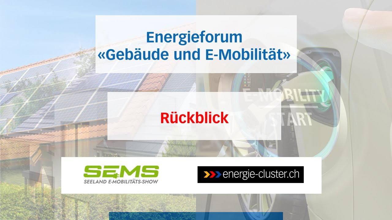 Rückblickvideo Forum Gebäude und E-Mobilität an der SEMS - YouTube