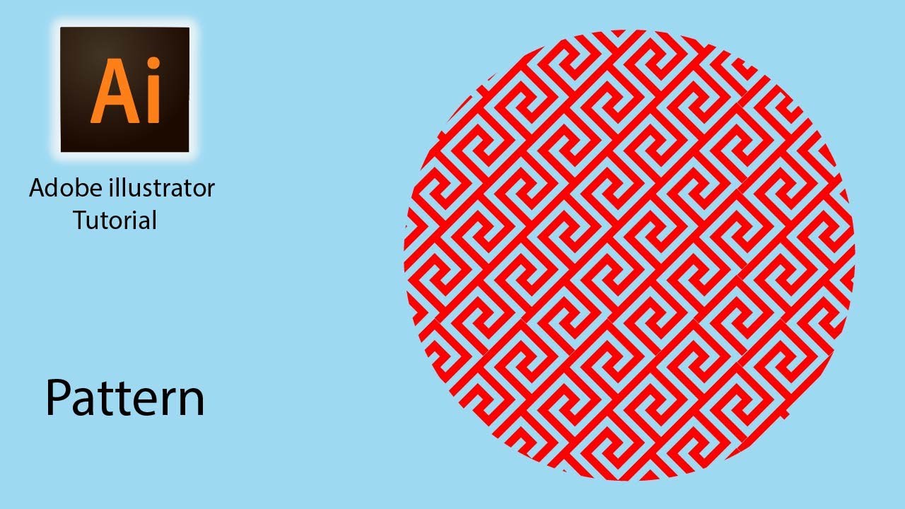 Pattern in Adobe illustrator - YouTube