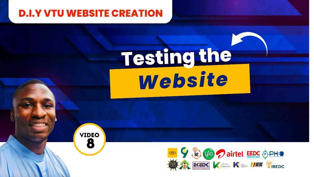 8) COMPLETE GUIDE ON HOW TO CREATE A VTU WEBSITE IN 2023 | Video 8 ...