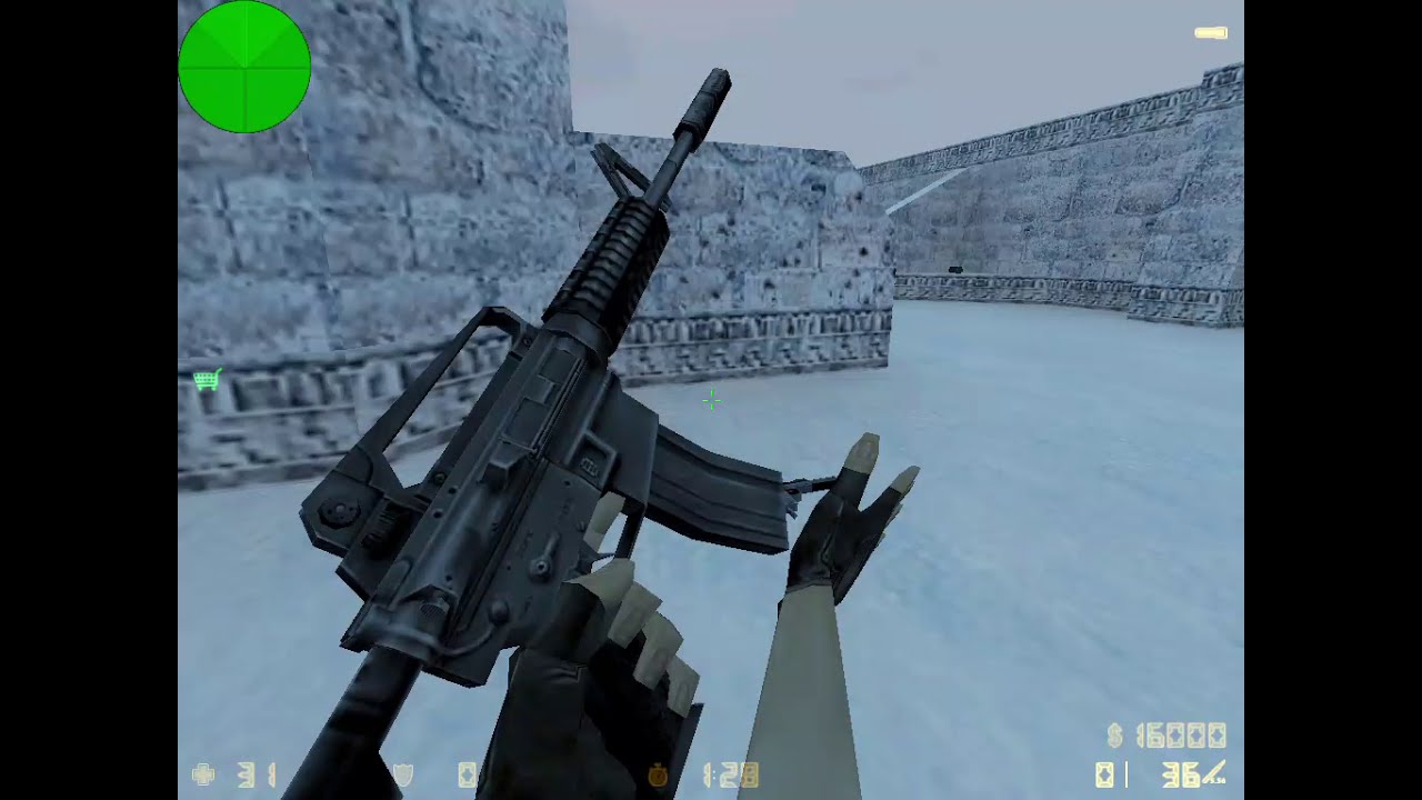 Counter Strike 1.6 1v1 |TERRORIST TEAM| Expert Bots - YouTube