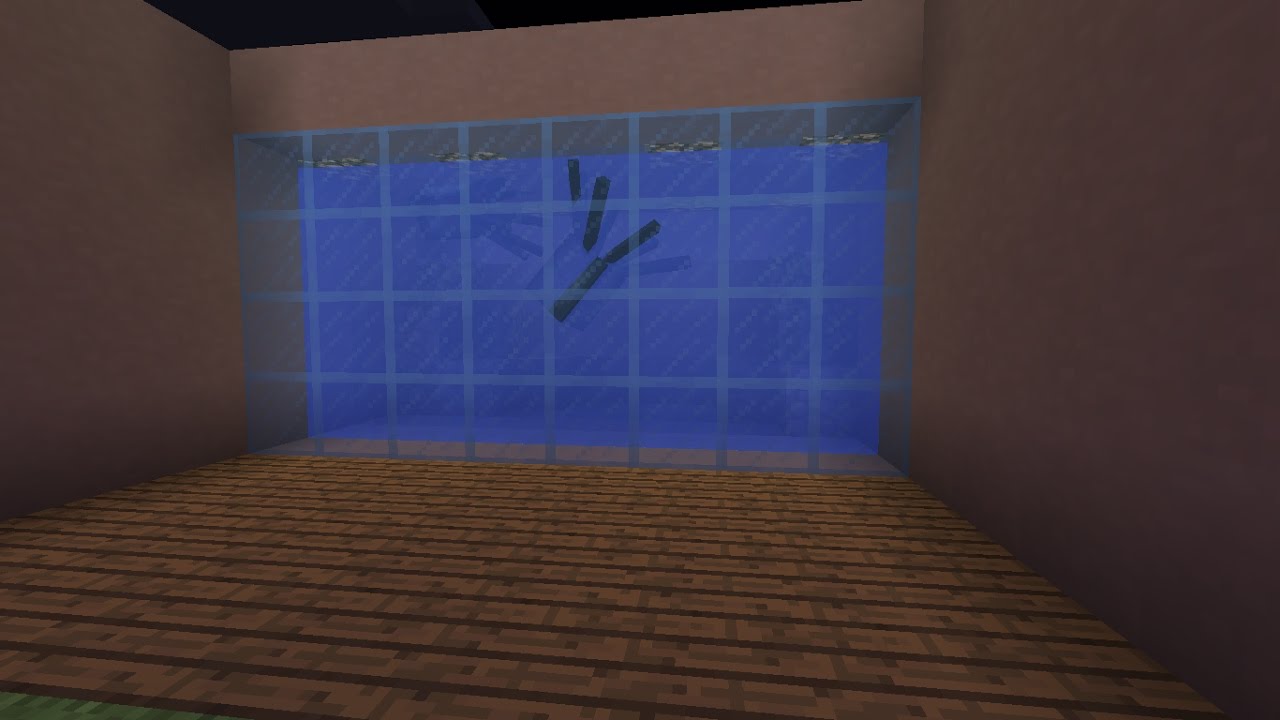Minecraft: HOW TO BUILD AN AQUARIUM ROOM - YouTube