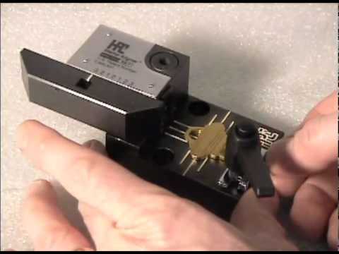 Stamping keys with the HPC Stamp Aligner™ - YouTube