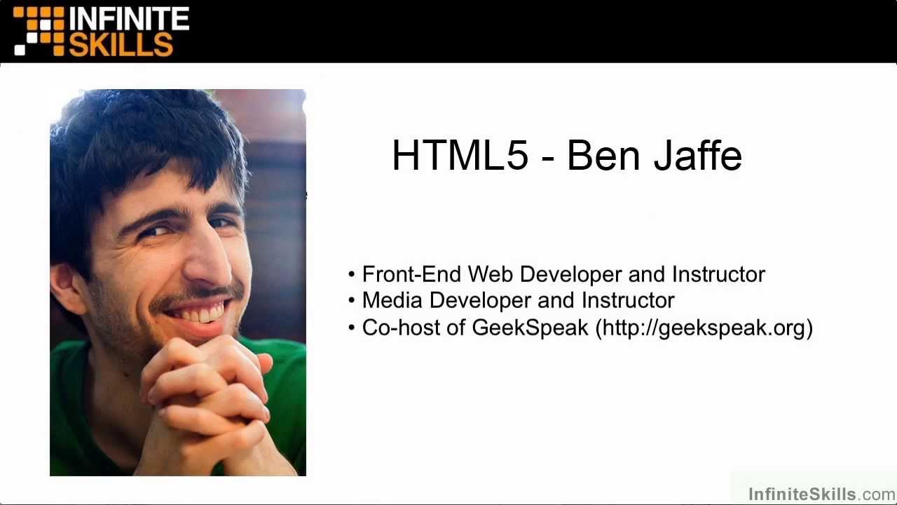 HTML5 Forms Tutorial | About Ben Jaffe And What You Will Learn - YouTube