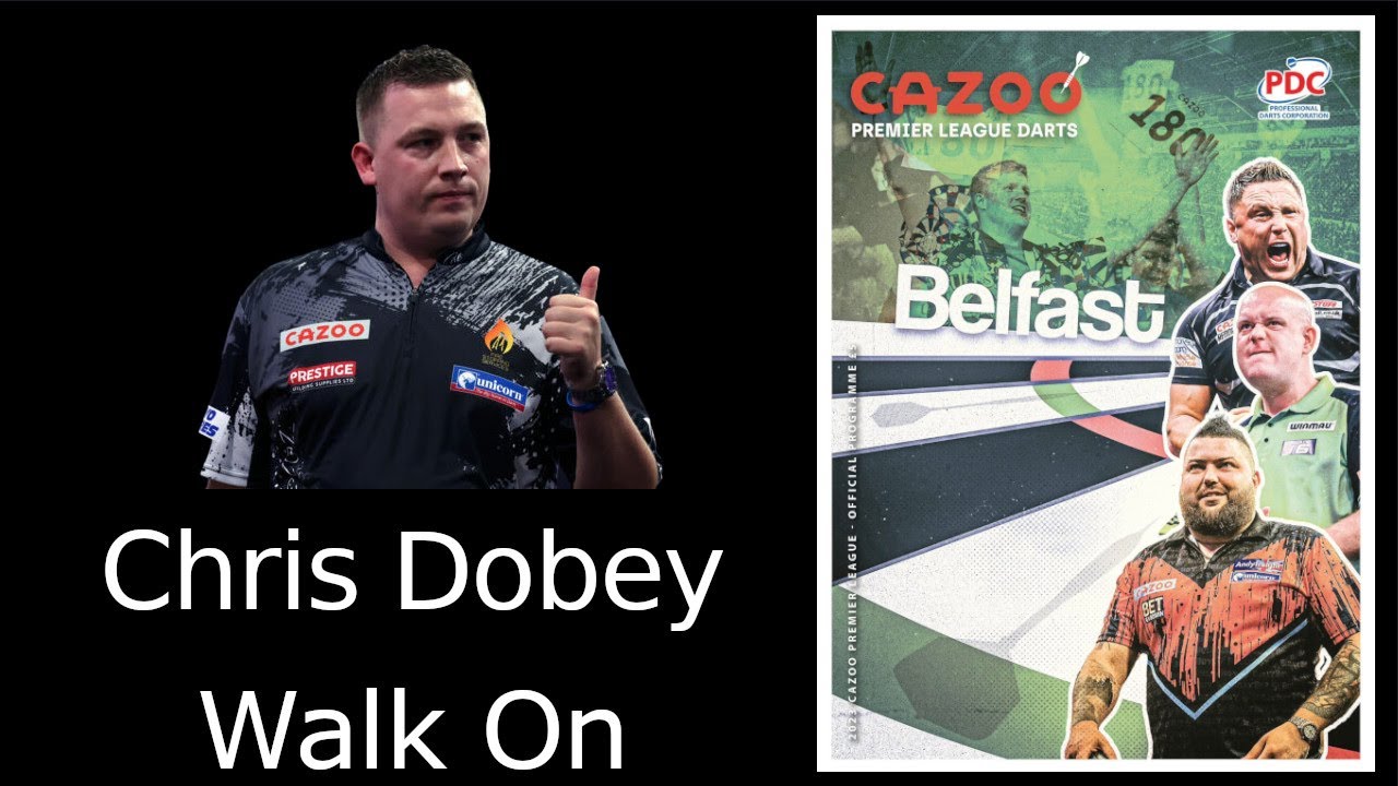 Chris Dobey 🏴󠁧󠁢󠁥󠁮󠁧󠁿 Walk on at PDC Premier League 2023 Night one ...