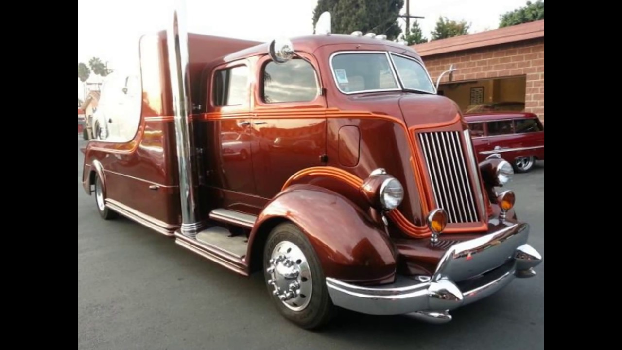Ford COE custom pickup - YouTube