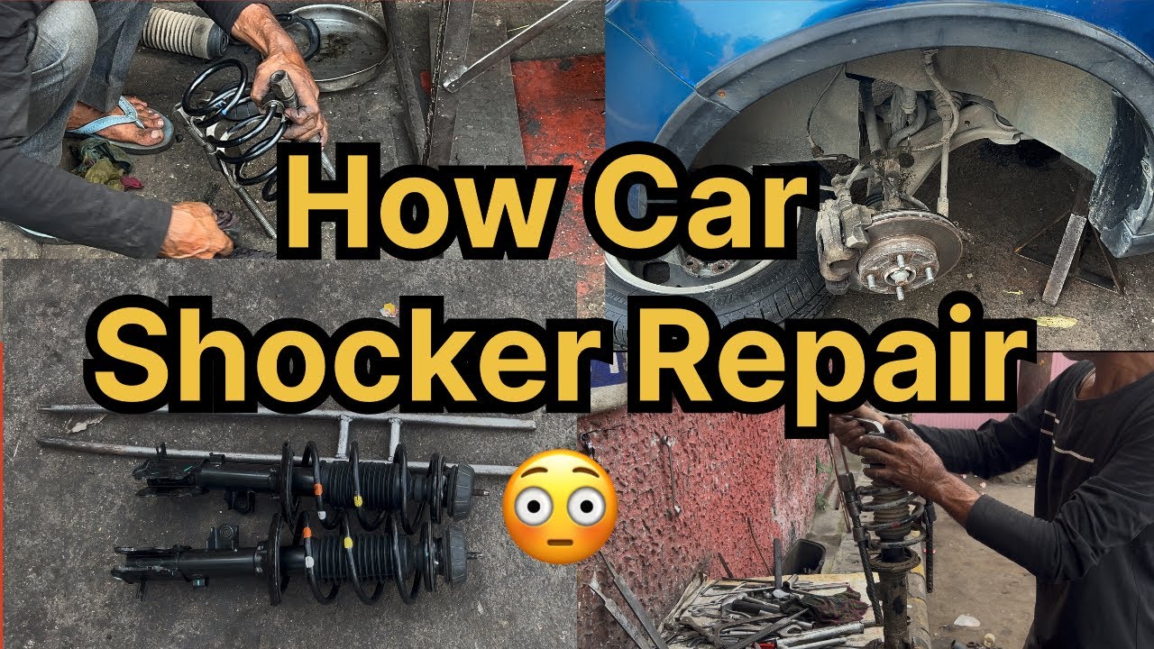 How any car shocker and suspension repair 😳 | Repairing of car ...
