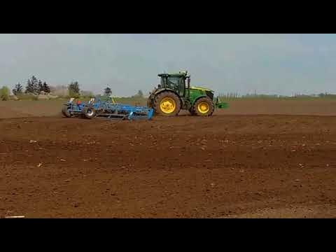 John deere 7290r v farmet - YouTube