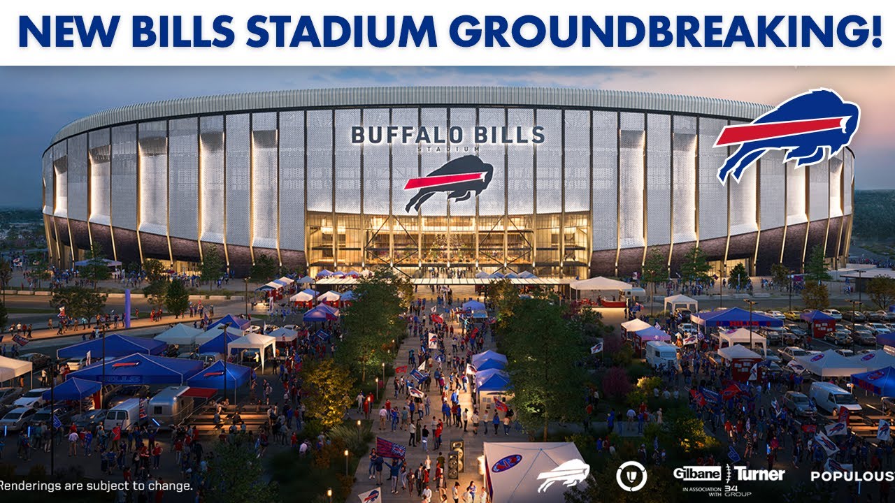 New Bills Stadium Groundbreaking Ceremony! - YouTube