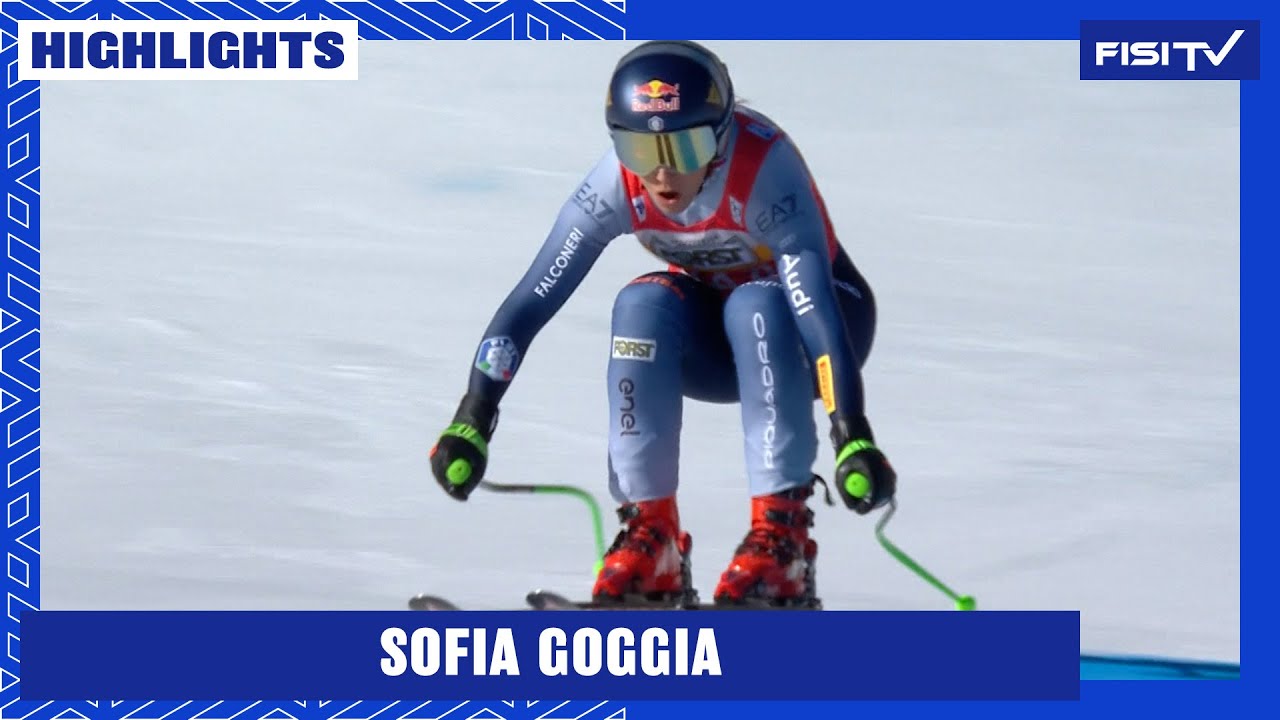 Highlights | Sofia Goggia si ripete ed è ancora terza a Cortina | FISI TV - YouTube