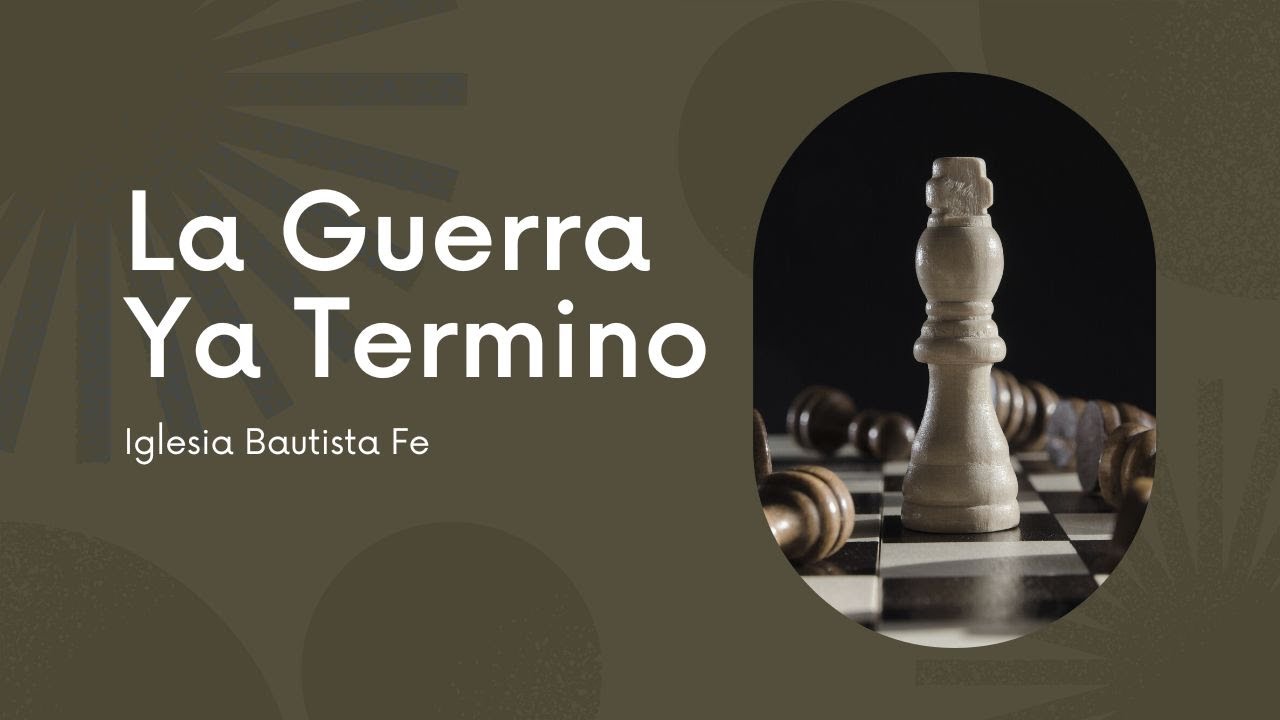 La Guerra Ya Termino - Pastor Alfredo Cervantes - YouTube