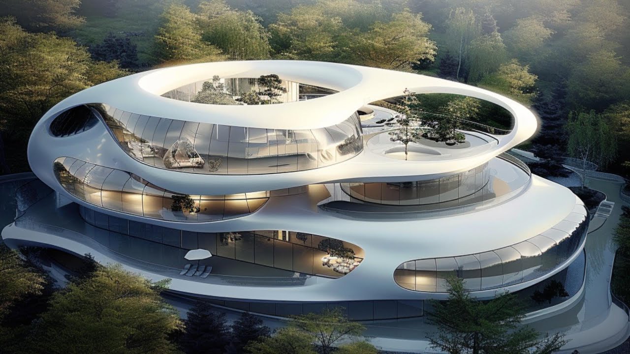 Futuristic house drawn by AI 12 - YouTube