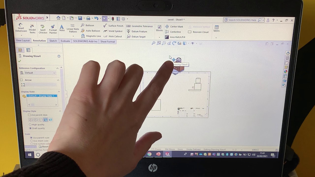 How To Create And Orthographic View In Solidworks YouTube how-to-create-and-orthographic-view-in-solidworks-youtube