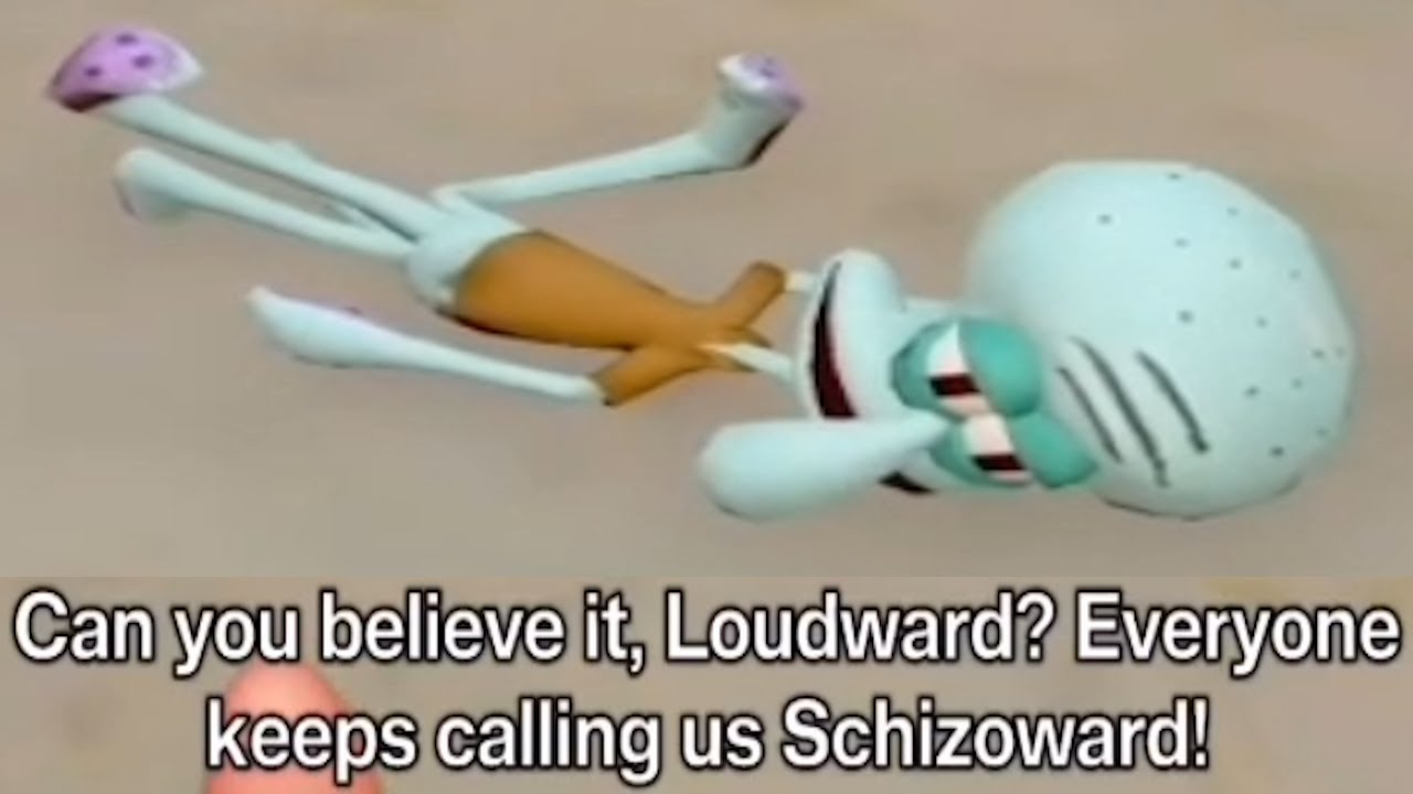 Squidward and Loudward get upset over being called Schizoward (AI ...