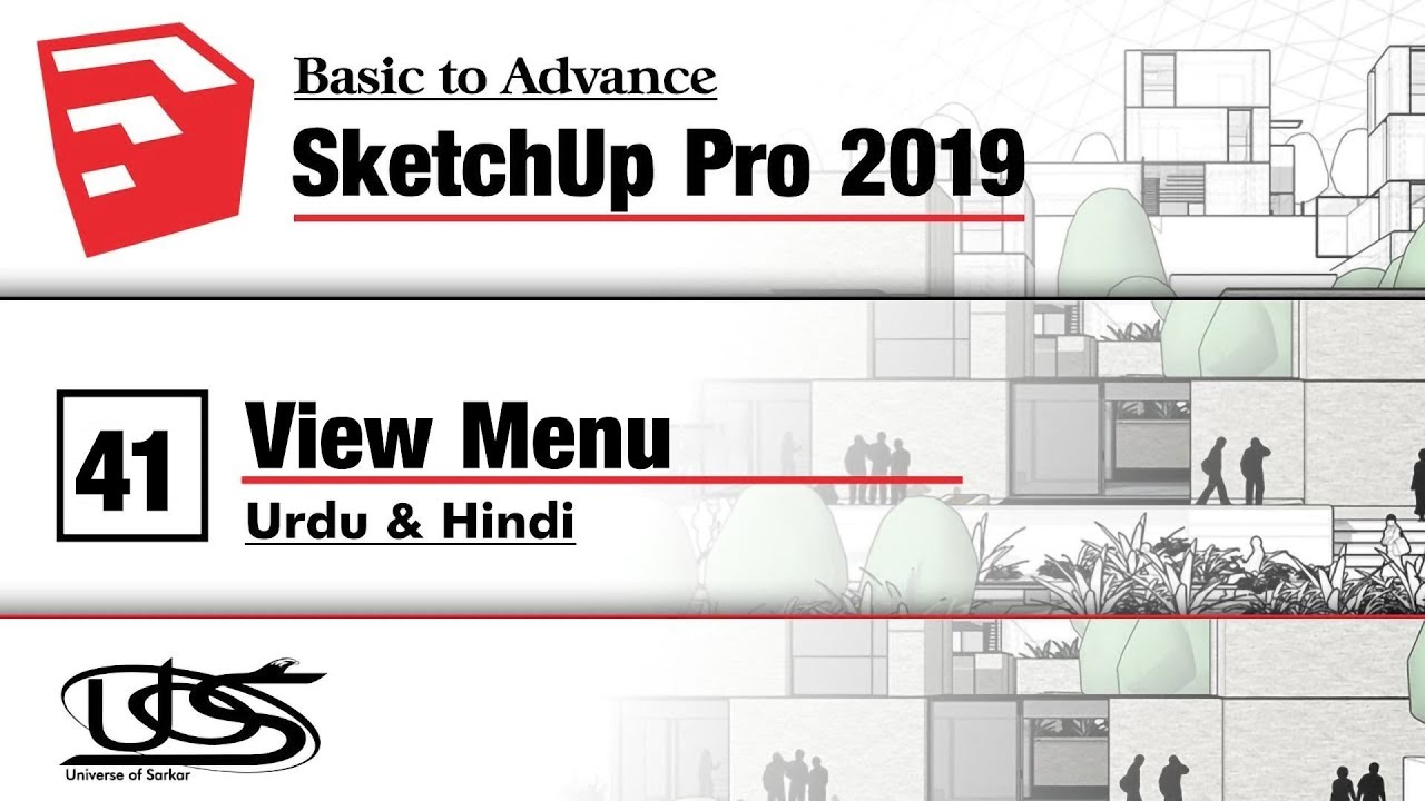 Sketchup For Beginners View Menu In Sketchup Pro Sketchup In Hindi sketchup-for-beginners-view-menu-in-sketchup-pro-sketchup-in-hindi