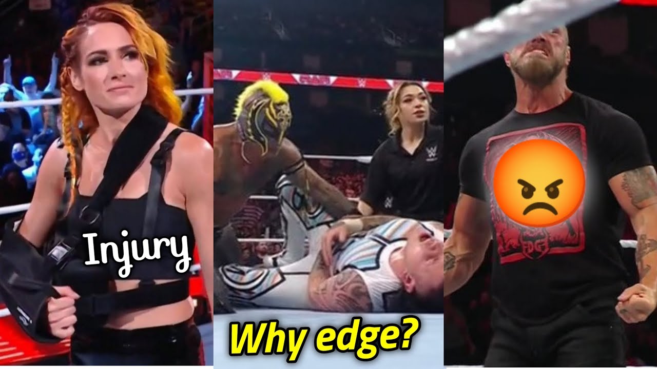 Becky Lynch Reveals Injury • Edge returns • Edge Attacks Dominik ...