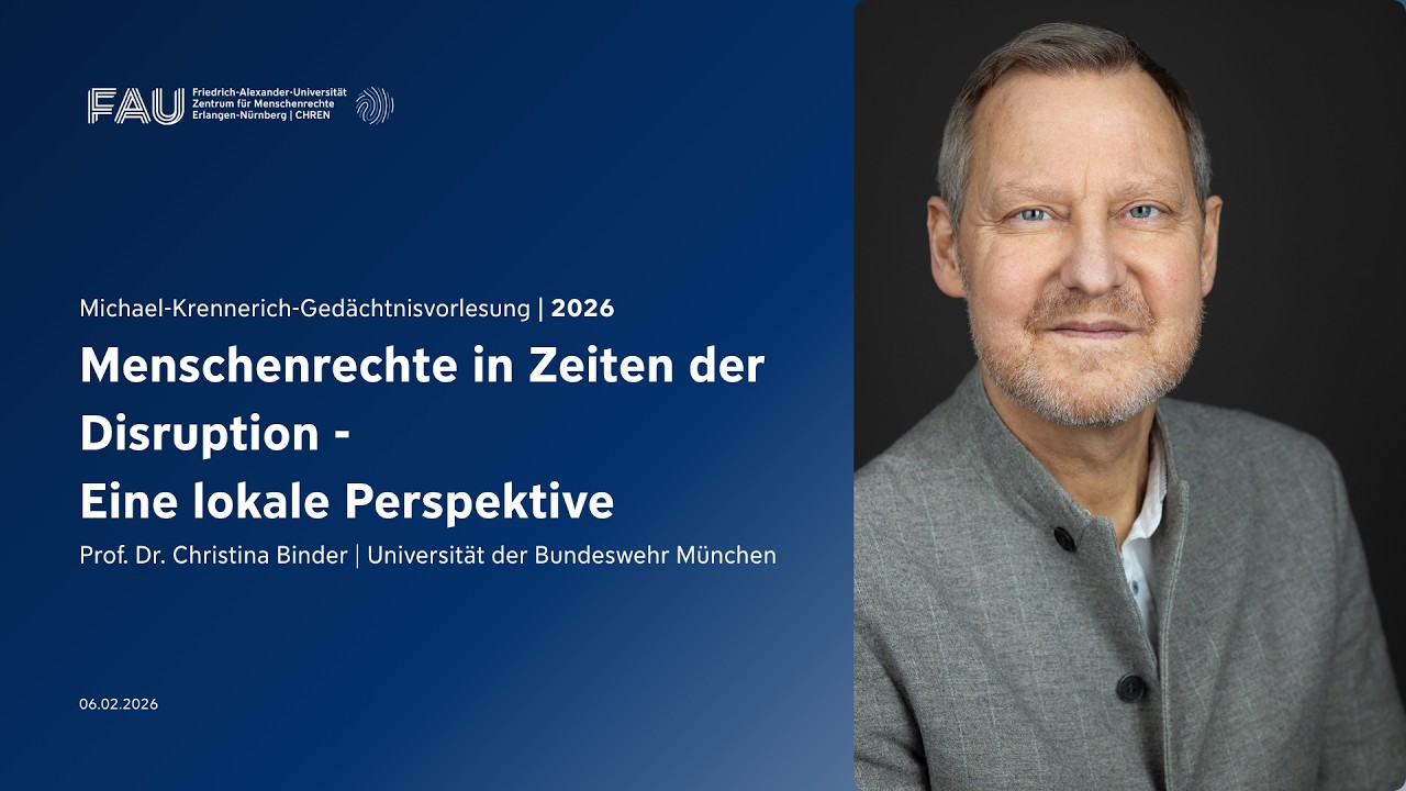 Michael-Krennerich-Gedächtnisvorlesung 2026 | Prof. Dr. Christina ...