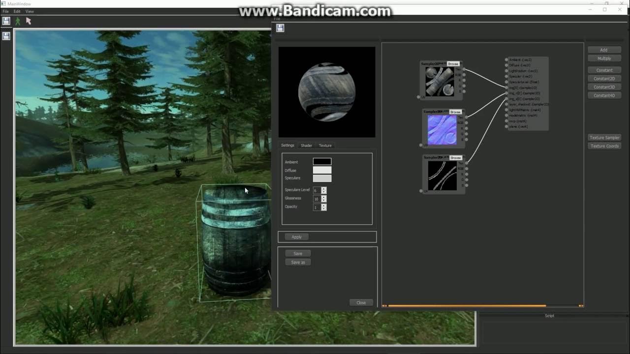 Qt QGraphicsView node based material Editor - YouTube
