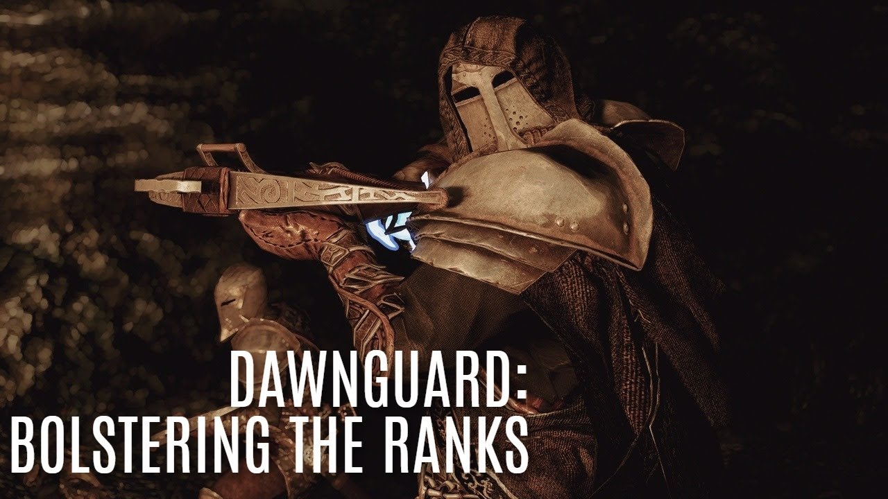 Skyrim SE Gameplay (Dawnguard) Bolstering the Ranks - YouTube