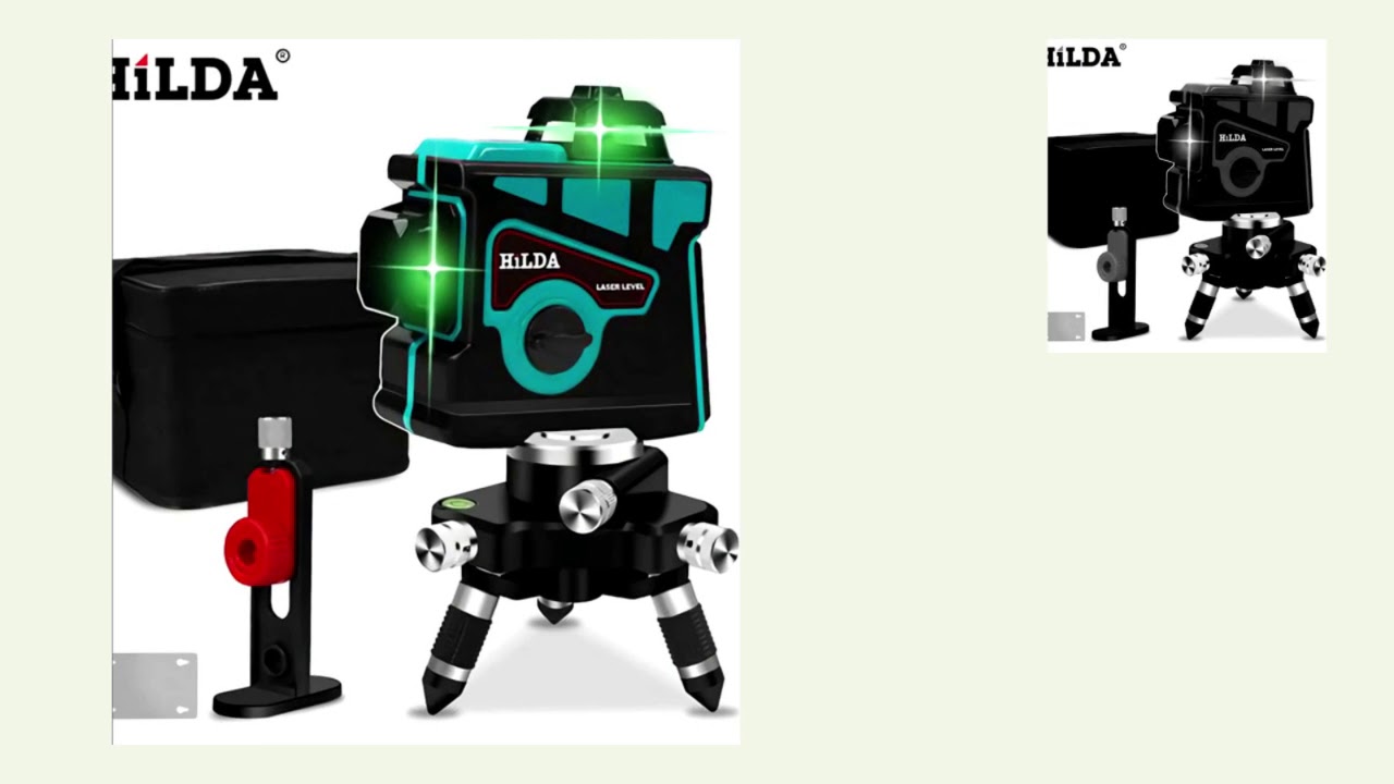HILDA 360 Degree Laser Level - 12 Lines - Self-Leveling 9/16/2019 20:11 ...