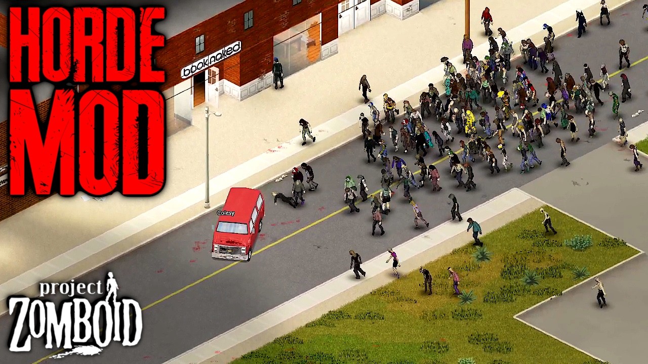 Horde Mod was a BAD idea | Project Zomboid with friends - YouTube