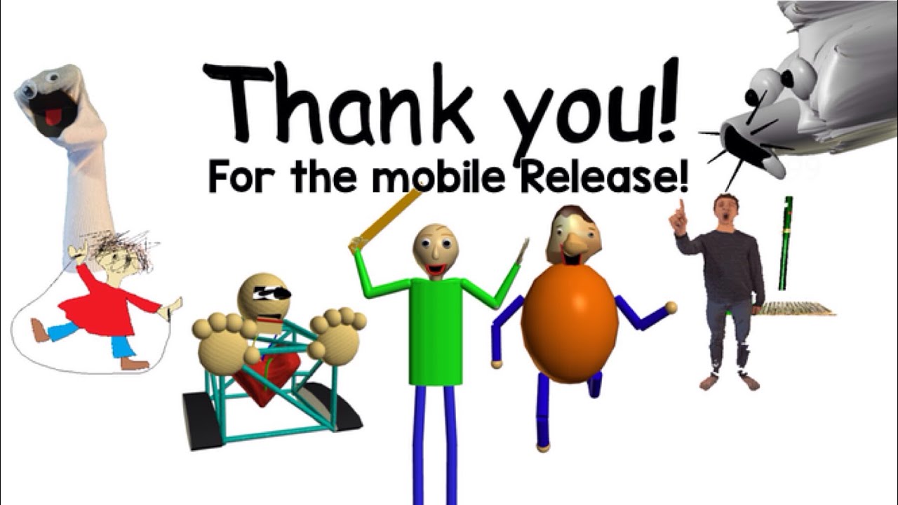 BALDI'S ON MOBILE NOW?!!? - YouTube