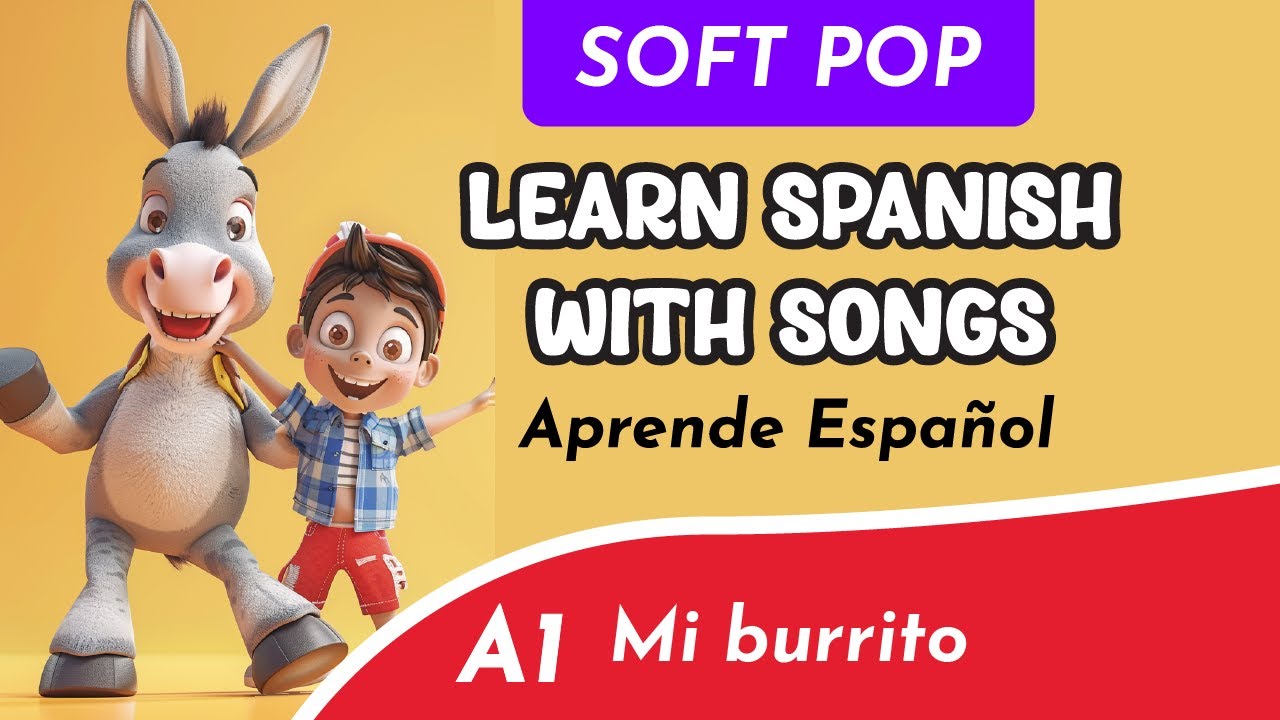 Mi burrito canción en español mi burrito come burritos #spanishlanguage ...