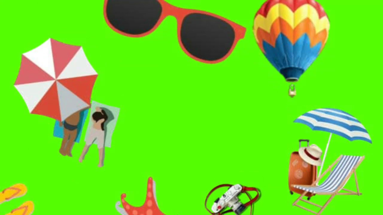 SUMMER EFFECTS GREEN SCREEN - YouTube