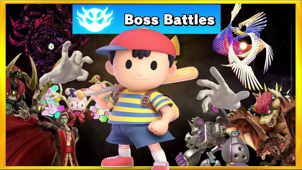 Super Smash Bros. Ultimate - Boss Battles with Ness - YouTube