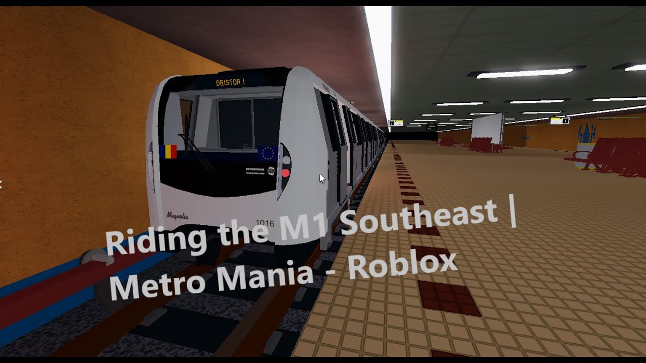 Riding the M1 Southeast | Metro Mania - Roblox - YouTube