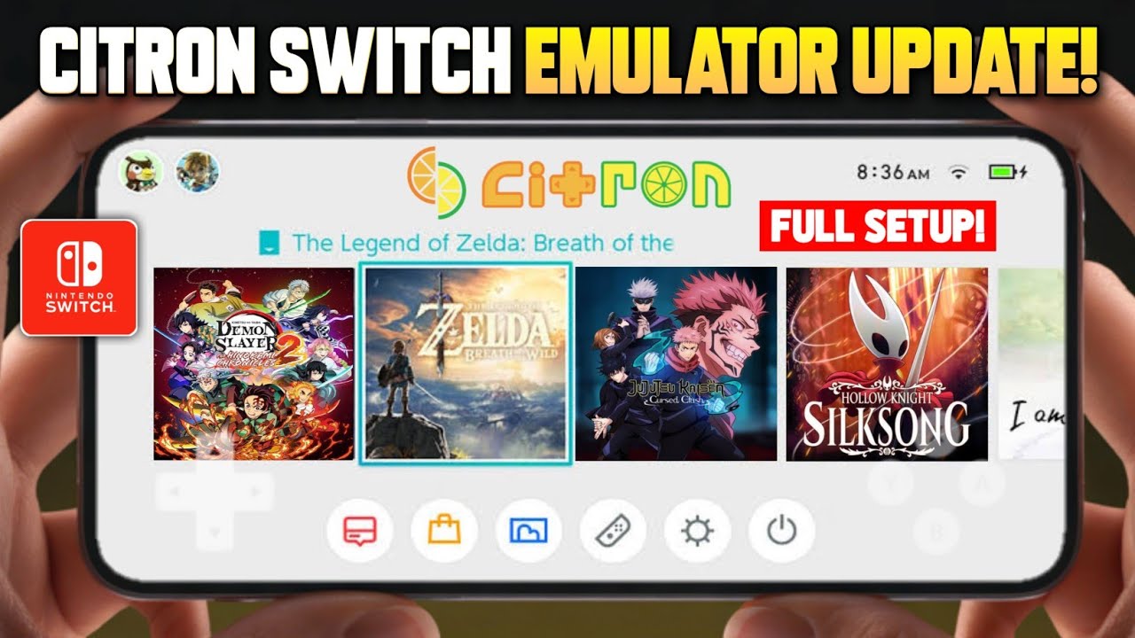 🚀 New Citron Emulator v7 BIG Update! - Best Switch? | Full Setup, Best ...