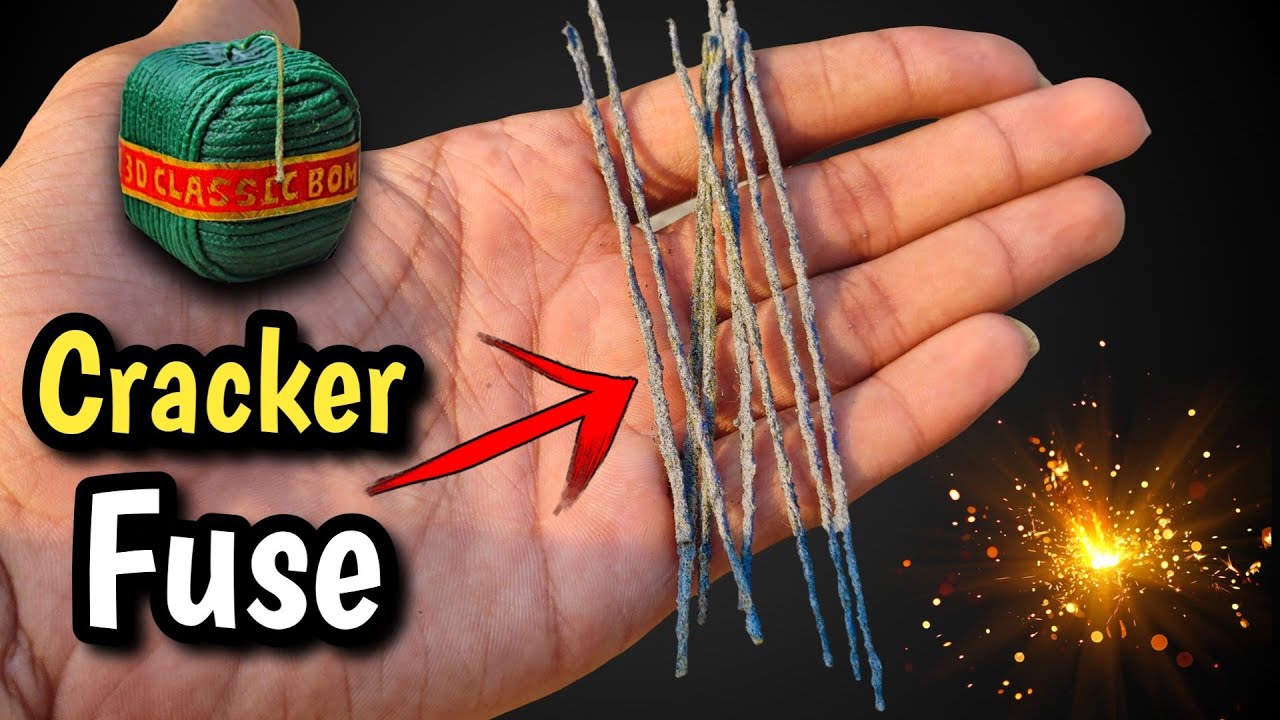 How to make Fuse at home 💥 || Homemade Fuse for Crackers #crackers # ...