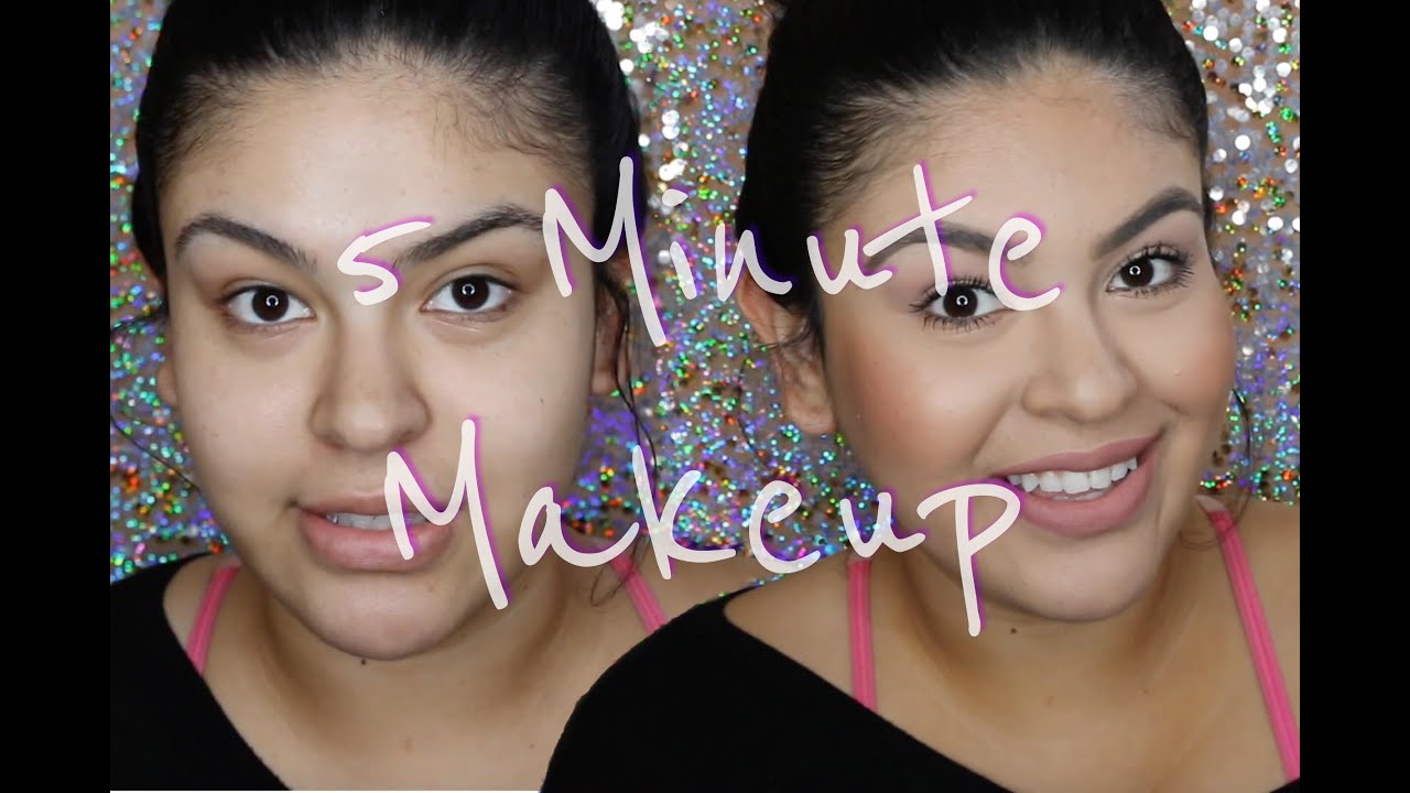 Quick 5 Minute Makeup Look | Running Errands - YouTube