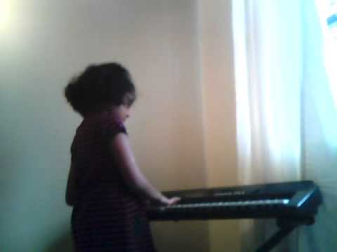 Brook Playing the piano - YouTube