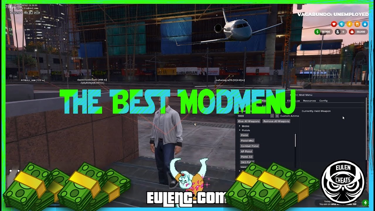 FIVEM CHEAT | MODMENU | VIP MENUS | BYPASS | ANTICHEAT STOPPER | 1000% ...