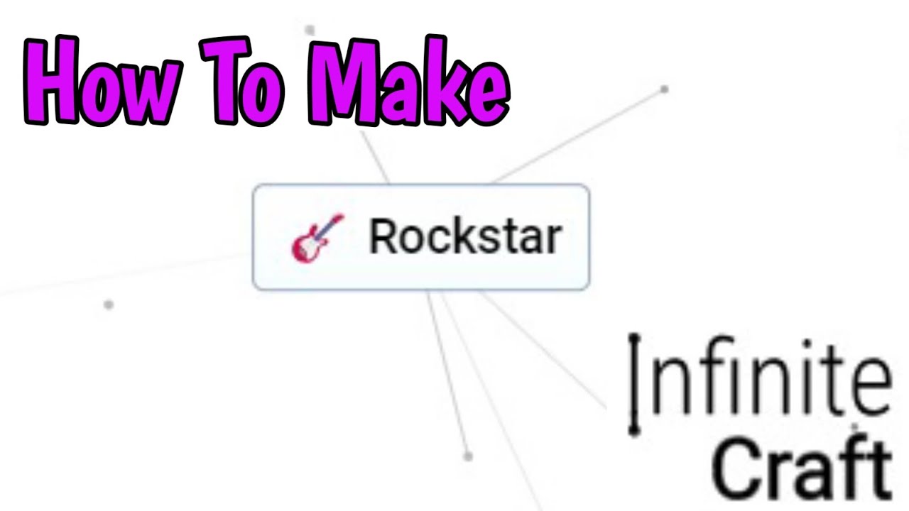 How To Make Rockstar In Infinite Craft (2024) - YouTube