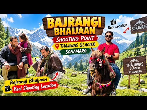 Bajrangi Bhaijaan Shooting Point 😍 | Thajiwas Glacier Sonamarg Kashmir | Salman Khan