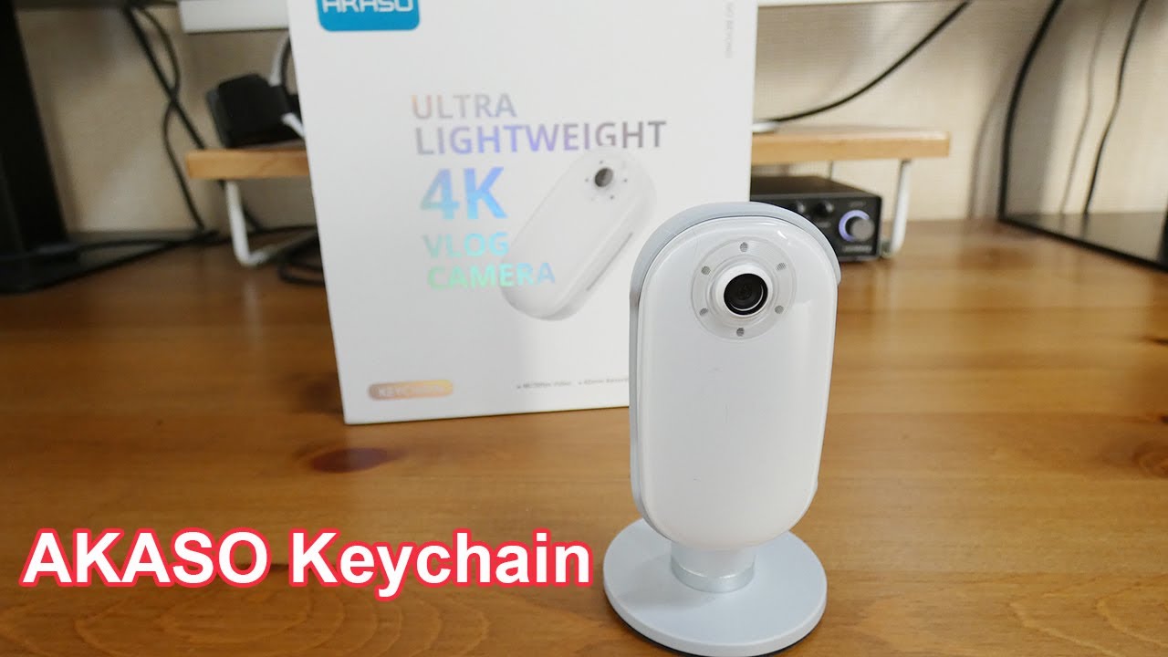 AKASO Keychainの紹介！4Kで手ブラ・試し撮り - YouTube