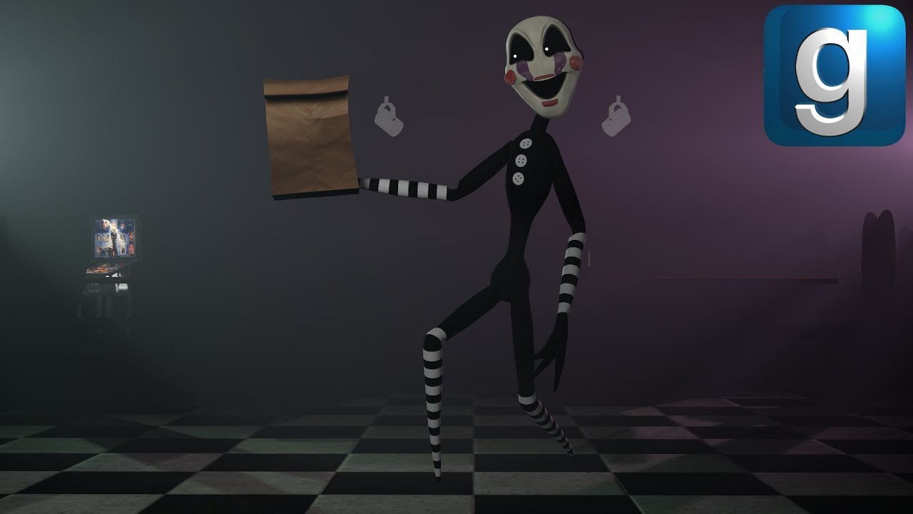 Gmod FNAF | The Puppetman Goes Shopping - YouTube